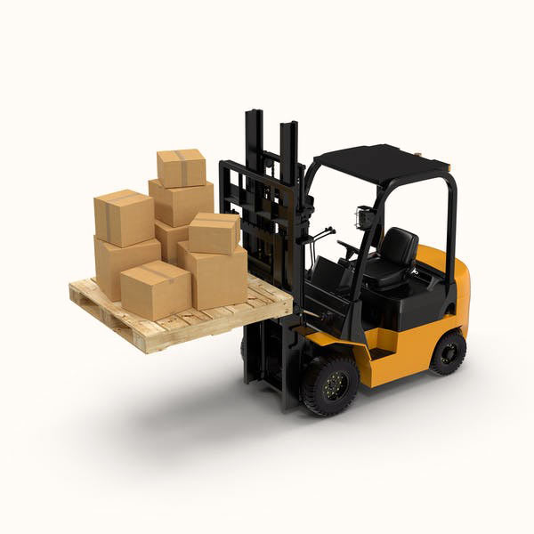 Forklift Pallet and Boxes - ADK SHIP